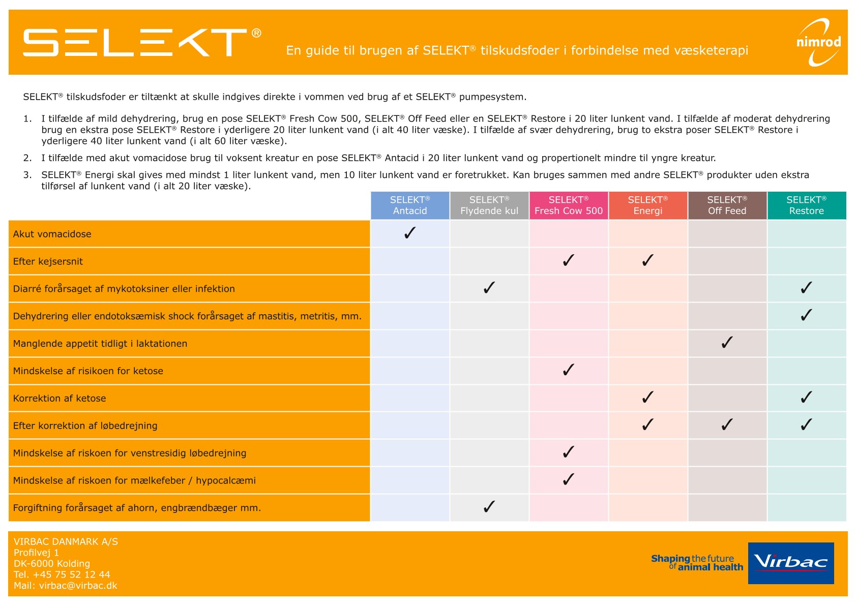 Selekt Fresh Cow - 12 stk.