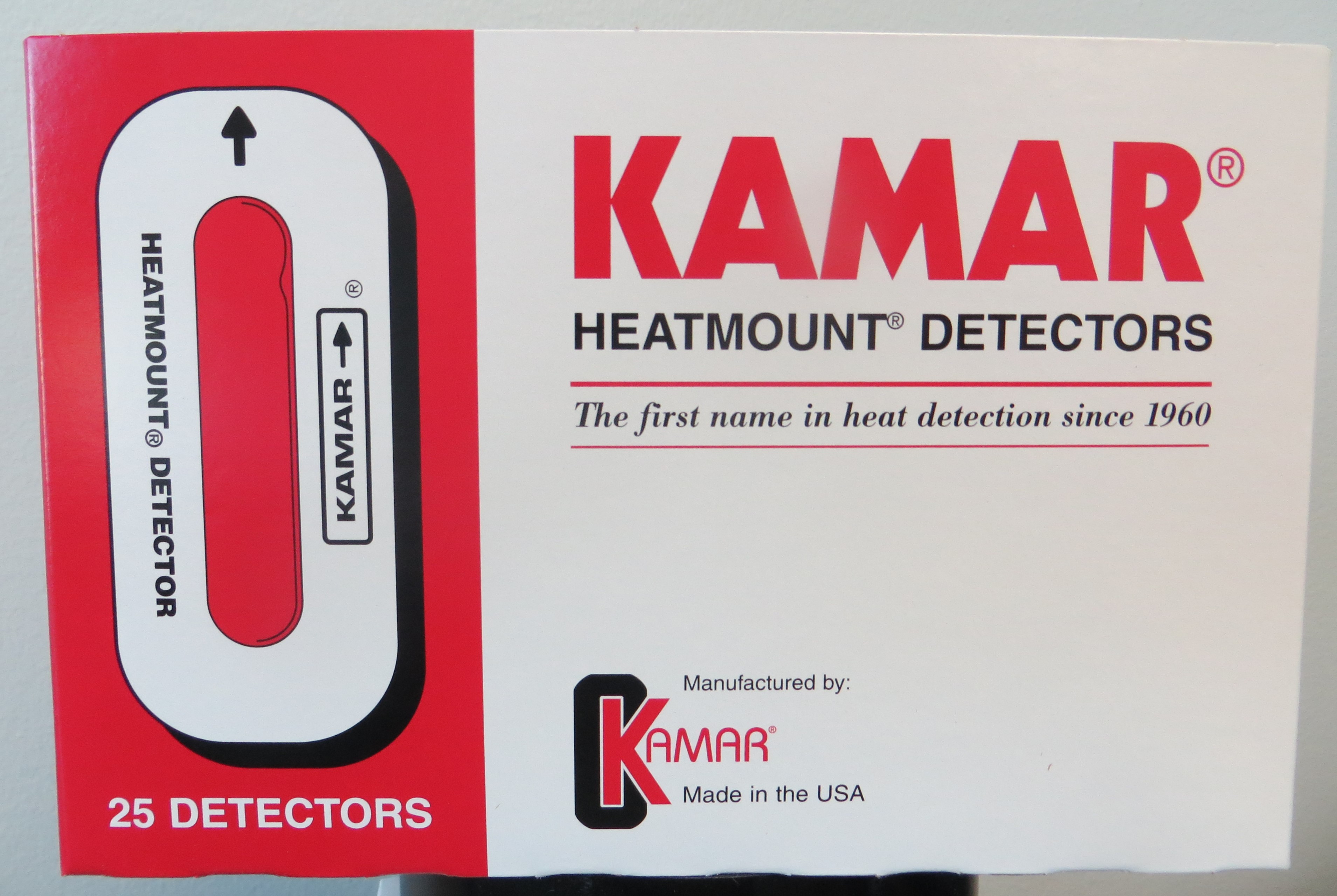 Kamar Heat Detector - 25 stk.