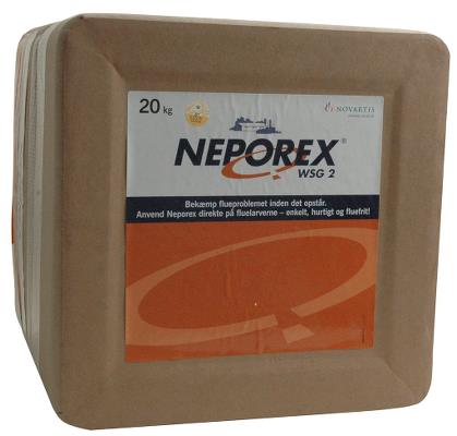 Neporex 20kg. Forebygger og langtidsvirker mod fluelarver