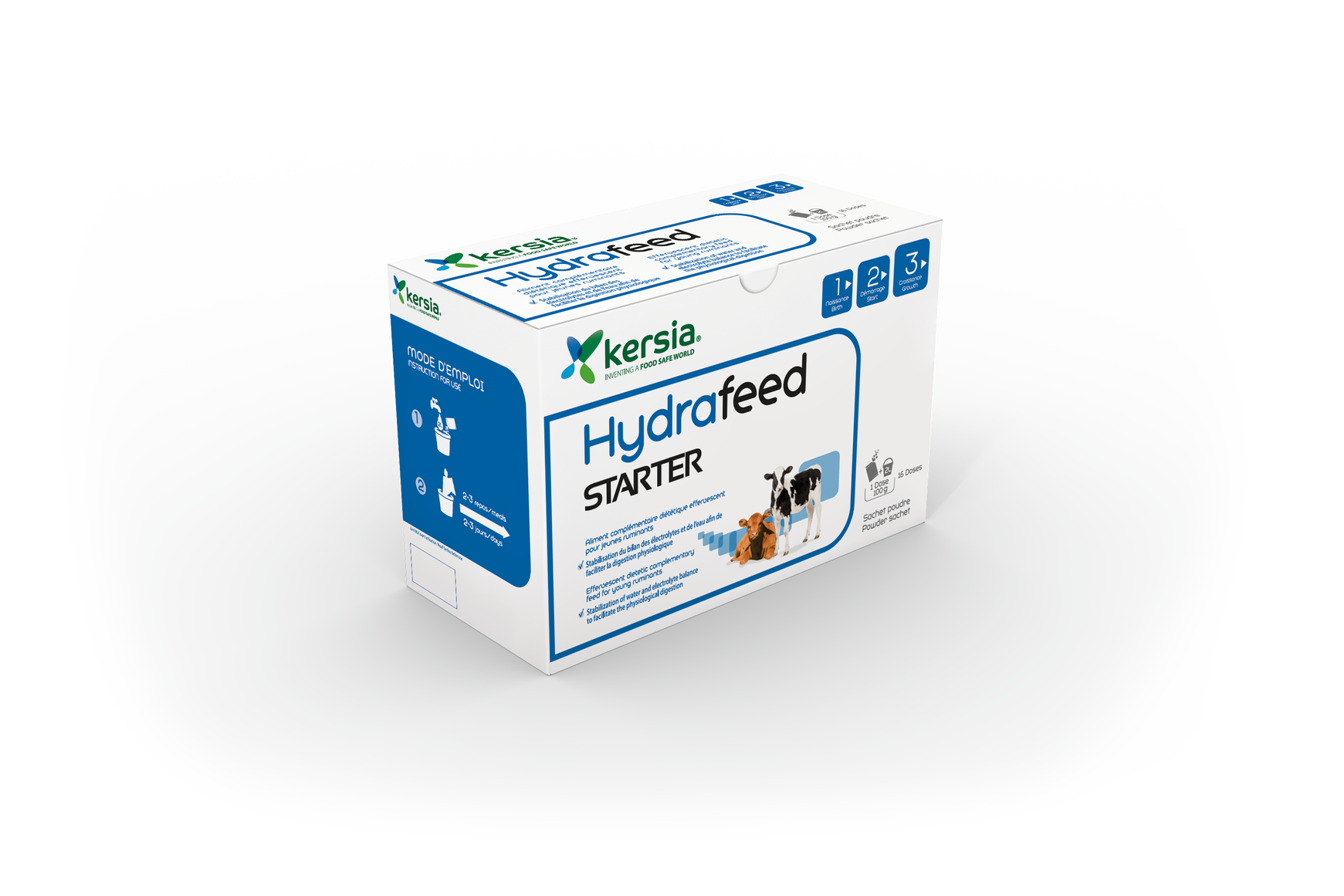 Hydrafeed brusepulver, mod diarre hos kalve.