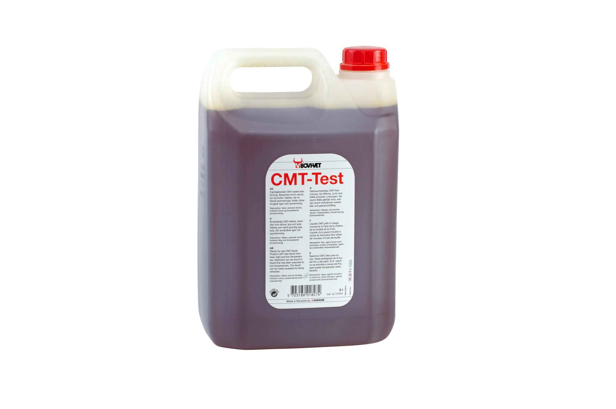CMT test væske, til tidlig indikation af yverbetændelse