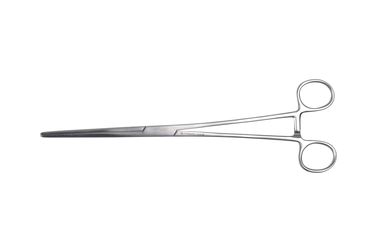 Tampontang med lås 25 cm. Lige tang.