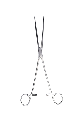 Tampontang med lås 25 cm. Lige tang.