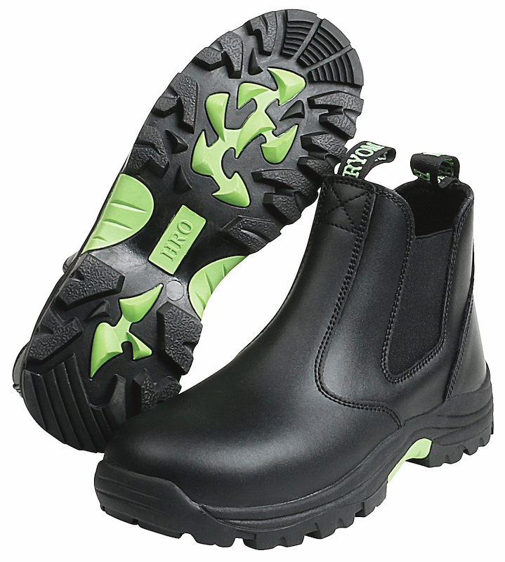 Ryom læderstøvle med sikkerhed