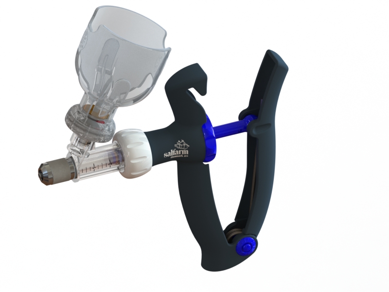 Prima Tech Automat sprøjte 2 ml. med flaskeholder.