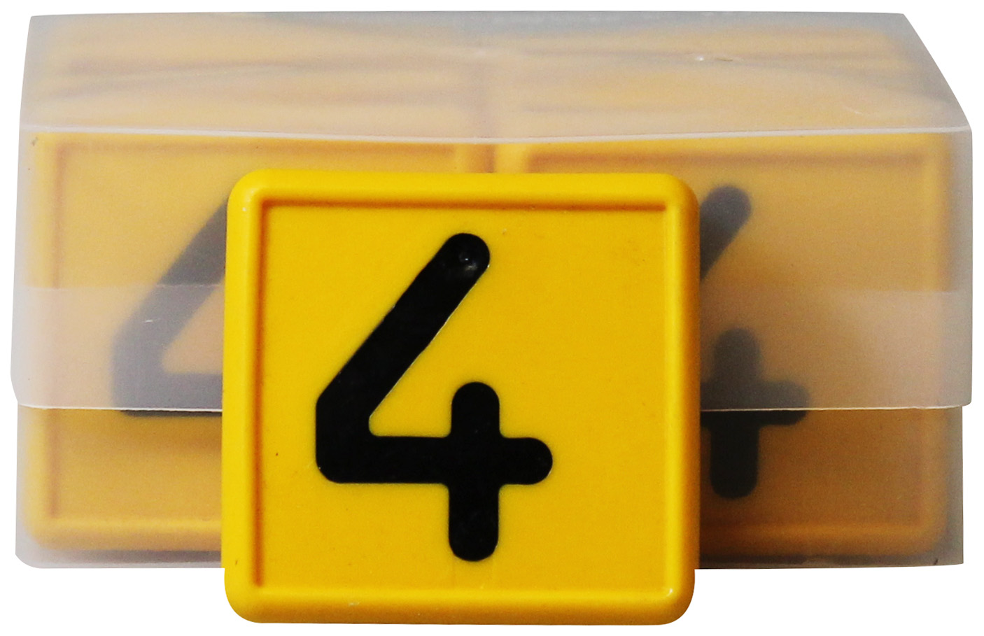 Gule halsmærker/markeringsmærker til kvæg - 10 stk.