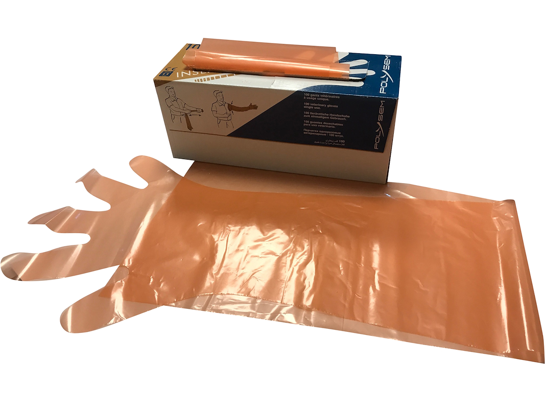 Polysem insemineringshandske 100 stk. pr. pakke