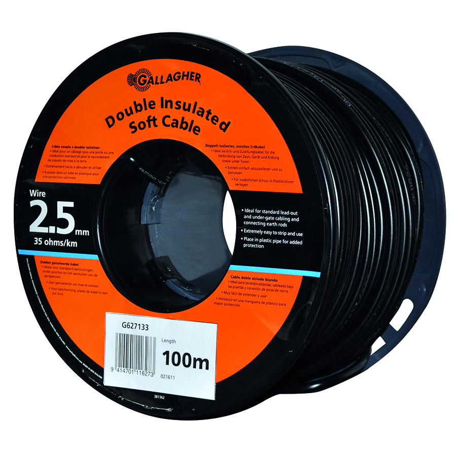 Jordkabel 2,5 mm x 100 m