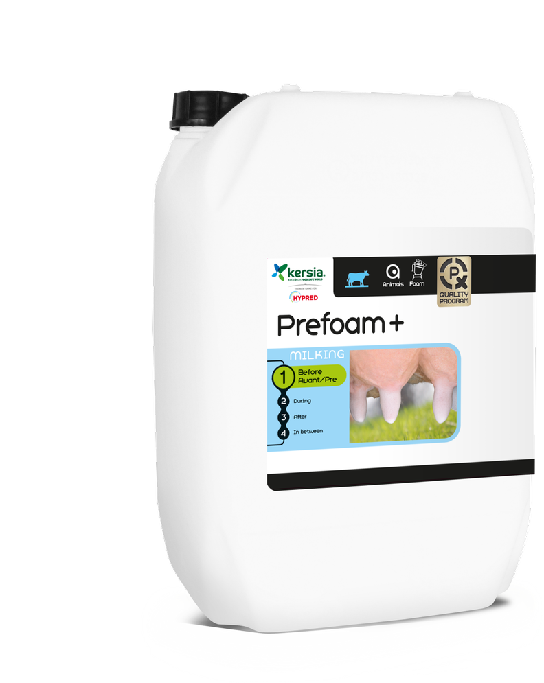 Prefoam 20 kg. Desinficerende skum til før malkning.