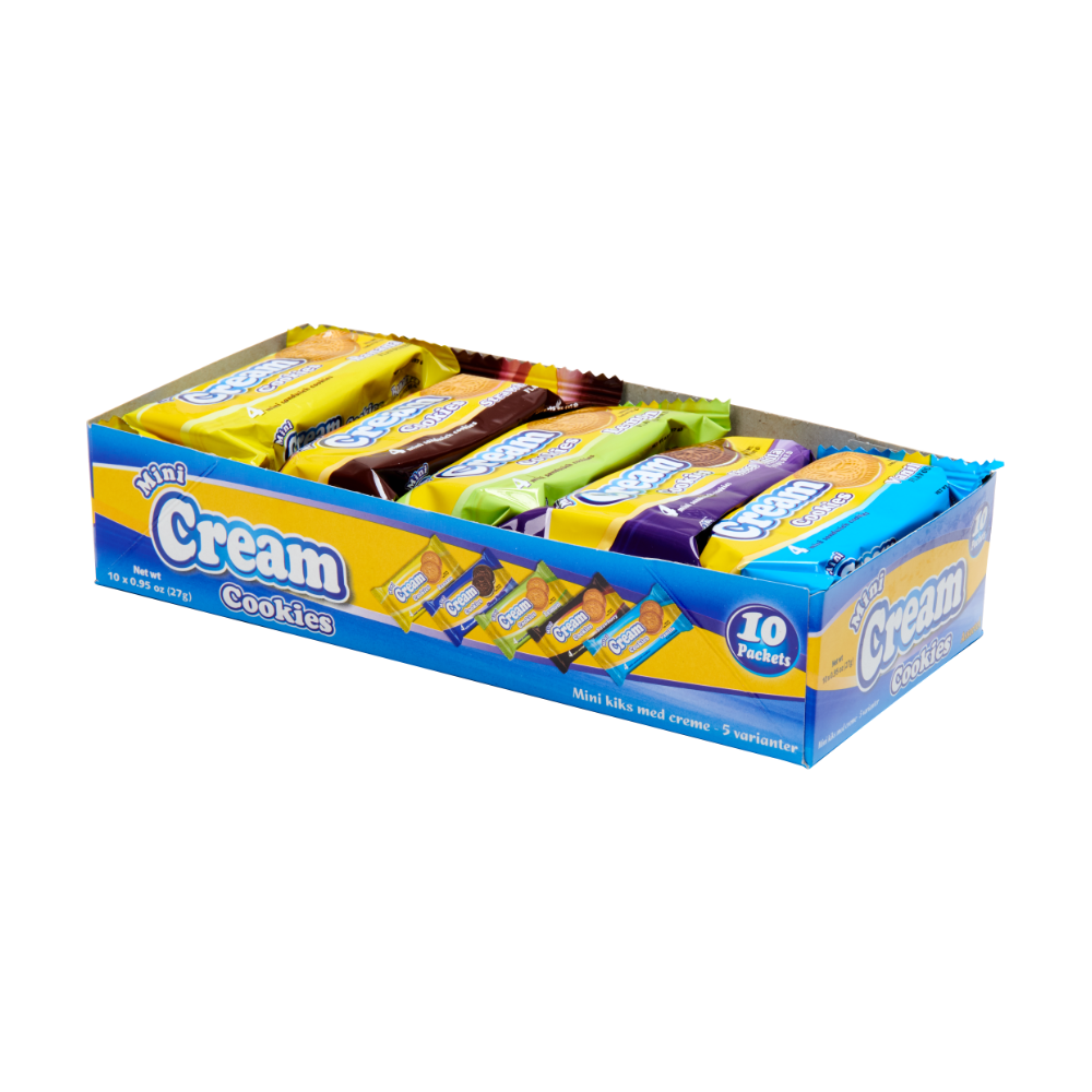 Mini Cream Cookies 10 pak