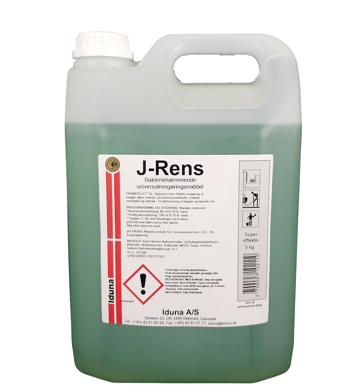 J-rens. Universal rengøringsmiddel