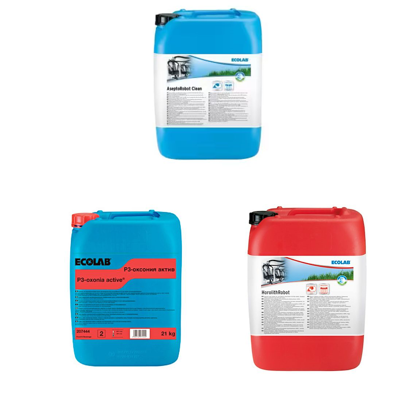 Rengøringspakke til AMS. Palle med 24 dunke